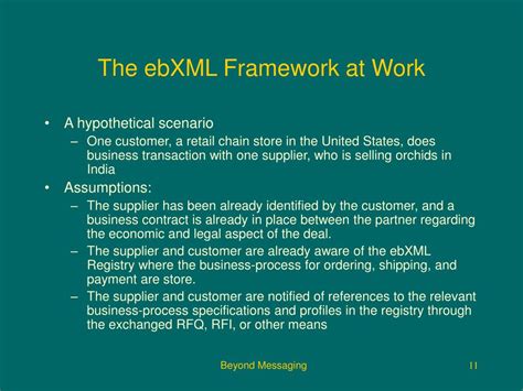 ppt ebxml framework overview powerpoint presentation free download