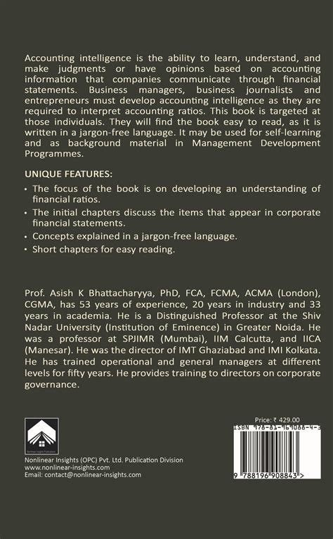 Accounting Intelligence Nonlinear Insights Publications