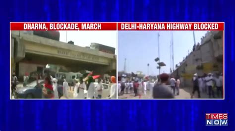 The Economic Times Linkedin‘de Farmers Block Delhi Haryana National