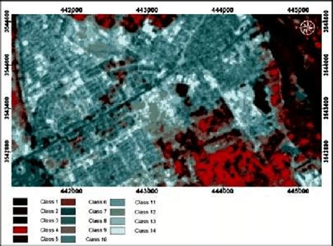 Classified Landsat Data Image By Isodata Method Download Scientific