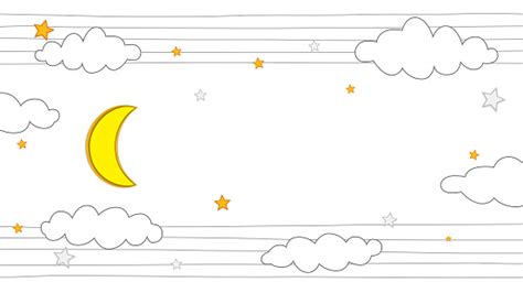 Étoiles Demilune Sur Fond De Papier Ligne Illustration Vectorielle