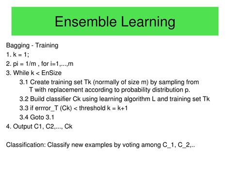 Ppt Ensemble Learning Powerpoint Presentation Free Download Id6078244