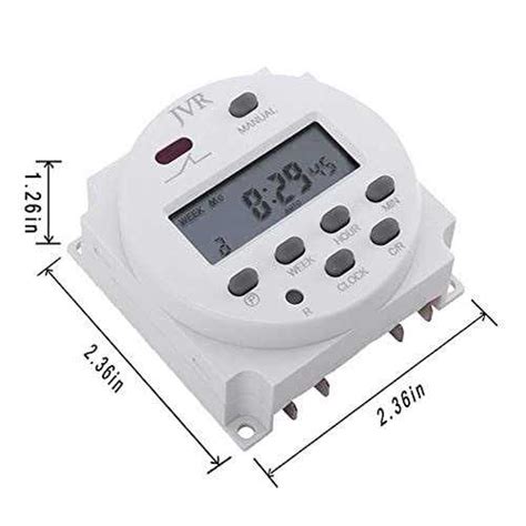 Jvr 12v Timer Switch Programmable Dc Ac Solar Battery Powered Shop Hardware Tools For Work And