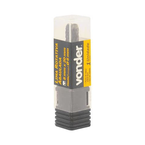 Lima Rotativa Abaulada 8 0mm X 20 0mm Com Haste 6 0mm 4312082002 Vonder