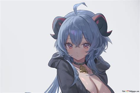 Hot Ganyu Sexy Look Genshin Impact K Wallpaper Download