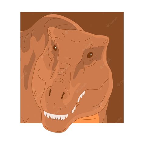 Premium Vector Predatory Dinosaur Tyrannosaurus Rex Of The Jurassic