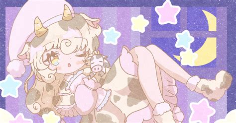 イラスト うしちゃん こた猫のイラスト Pixiv