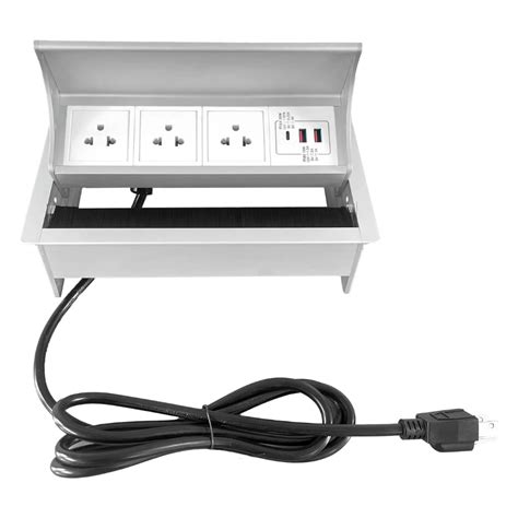 Zeshan Conference Table Power Hub Desktop Pop Up Outlet