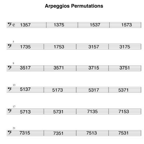 Diatonic Arpeggios Bass Advice
