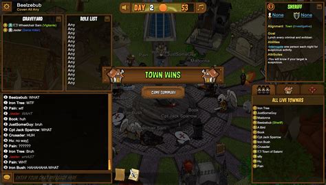 Coven All Any With 12 Town Pirate Ga And Serial Killer R