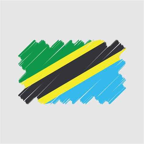 tanzania flag vector design national flag 11473367 vector art at vecteezy