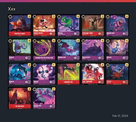 Xxx Lorcana Deck Disney Lorcana