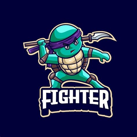 Premium Vector Vector Illustration Of Turtle Mascot Logo