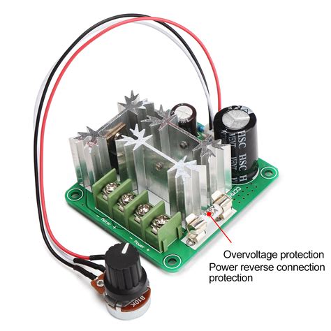 720w Stepless Speed Control Module Dc 6v~90v 8a Pwm Controllervoltage