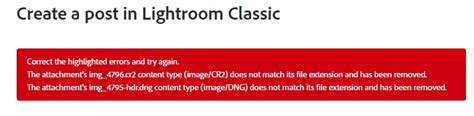 solved re denoise error message not compatible with th adobe