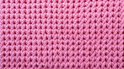 Pink Colored Knitted Texture A Delicate Weave Background Knitwear