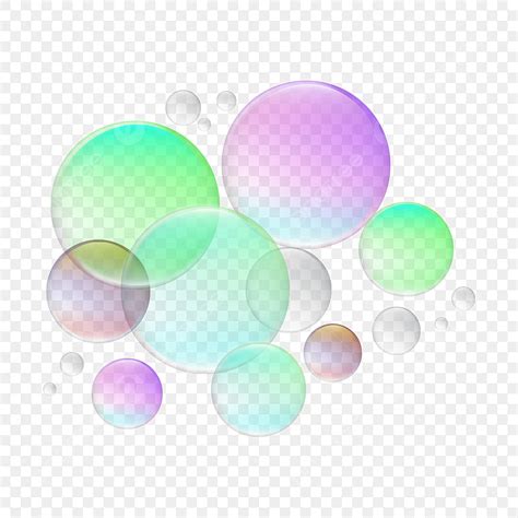 Colourfull فقاعة Colourfull فقاعة فقاعة فقاعة ماء Png وملف Psd