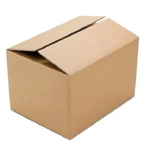 Paper 20x30 Inch Matt Laminated Rectangular Plain Carton Box At Best