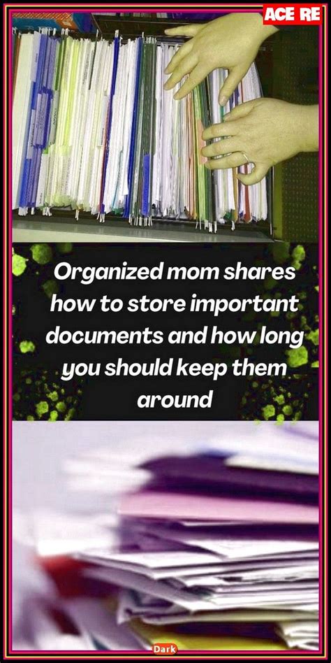 Organized Mom Shares How To Store Important Documents And How Long You Should Keep Them Around