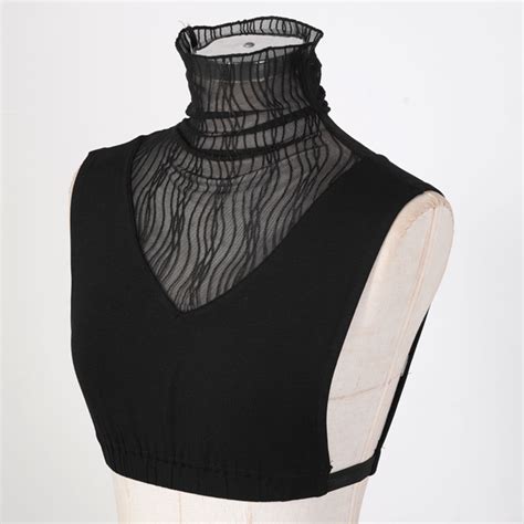 Women Girls Detachable Cotton Fake Collars Dicky Collar Faux Collar Wish