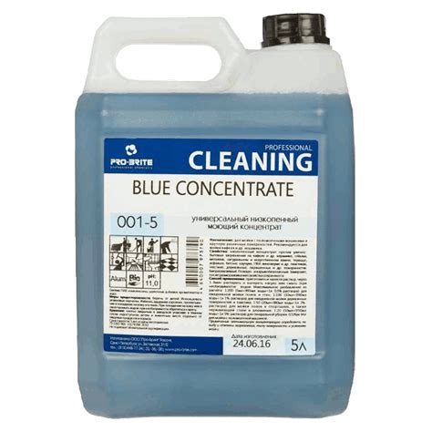 Blue concentrate 5л универсальное моющее средство для пола и стен