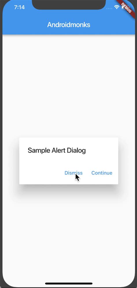 Alert Dialog In Flutter With Example Androidmonks Android Monks