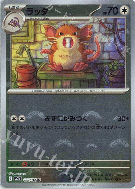 ポケモンカード ラッタ マークなし ポケモンカードゲーム