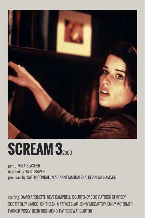 SCREAM 3 By Srsanwy Scream Movie Movie Posters Minimalist Scary Movies