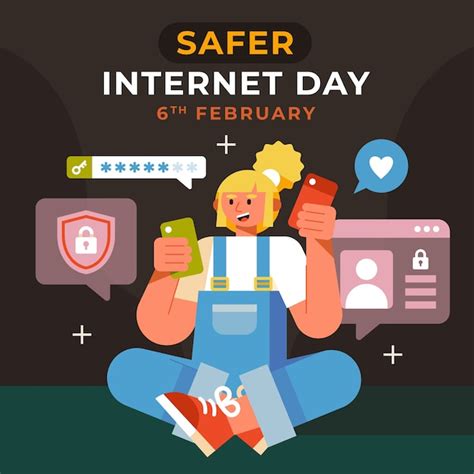Safer Internet Day Vectors And Illustrations For Free Download Freepik