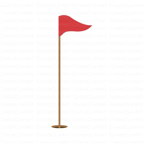 Golf Clipart Golf Hole Flag  Png Svg Golf Vector Golf Etsy