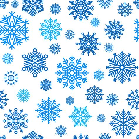 Winter Snowflake Pattern Vector Snow Background Element Wrap Paper