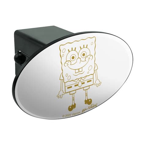 Spongebob Full Front Oval Tow Trailer Hitch Cover Plug Insert