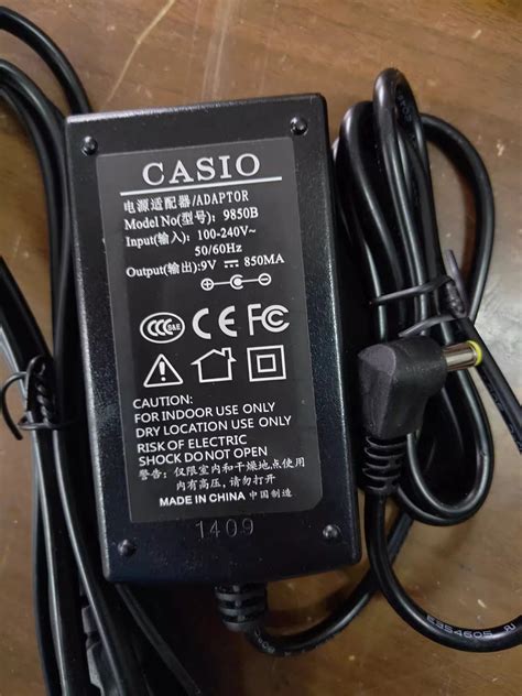 Brand New Casio Ctk 500 510 550 588 599 9850b 9v 850ma Ac Adapter