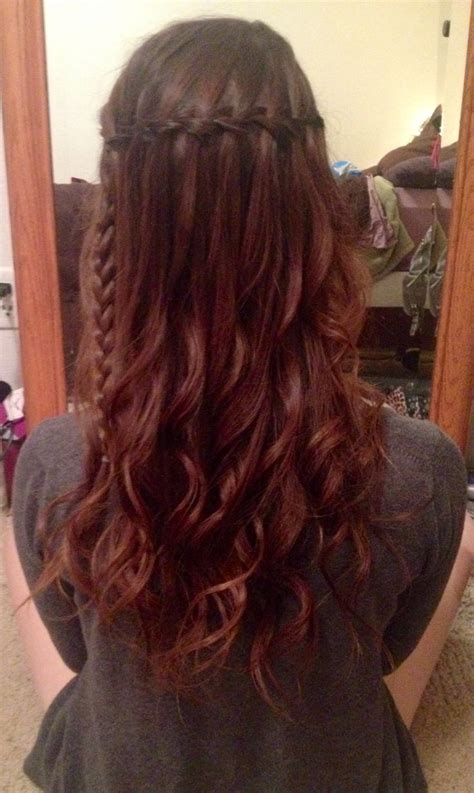 Waterfall Braid Waterfall Braid Long Hair Styles Hair