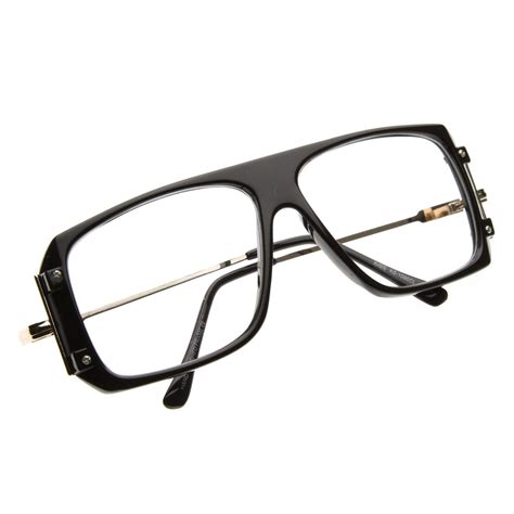 Hipster Dj European Square Clear Lens Glasses Zerouv