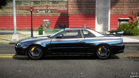 Nissan Skyline R34 Gt R Ms для Gta 4