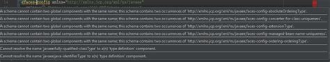 Intellij Idea Uri Is Not Registered Of Default Xmlns In Faces Config And Myfaces 22 Stack