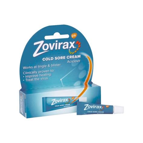 Zovirax Cold Sore Cream 2g Tube Reach Pharmacy Uk