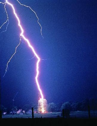 Lightning And Trees Cliff Lamere