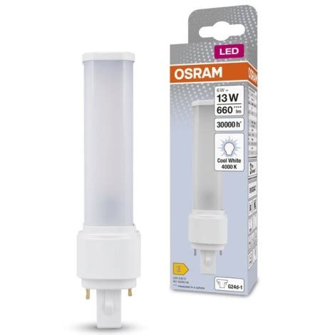 LED Bulb G24D-1/6W/230V 4000K - Osram | Lamps4sale