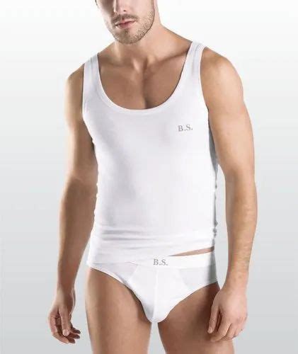 Lycra Cotton White Mens Underwear With Men Vest Size 75 90 Cm At ₹ 45