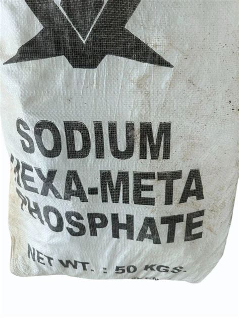Sodium Hexametaphosphate Shmp At ₹ 85 Kg Sodium Polymetaphosphate In