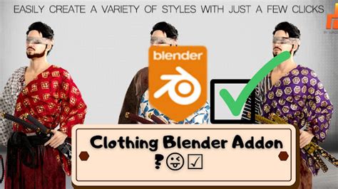Clothing Blender Addon On Blendermarket Blenderloop