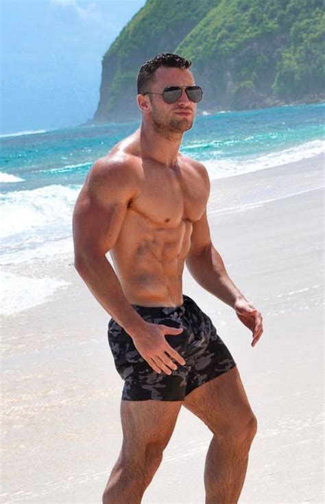 Sebastian Mansla Male Models Muscles Muscle Beach Ripped Body