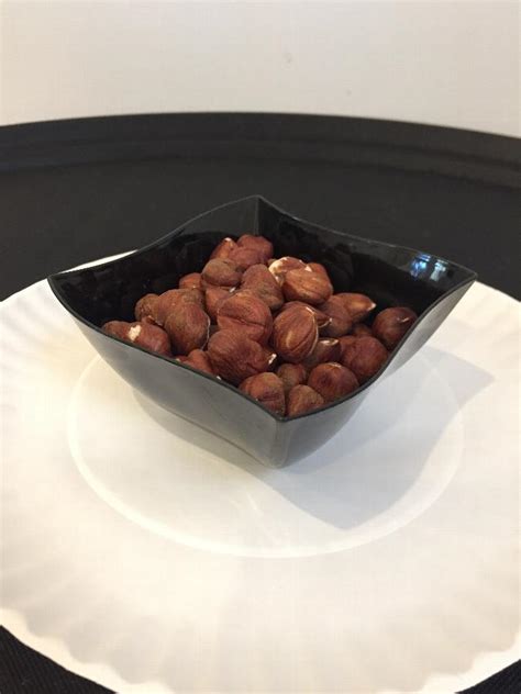 Fineline 180 BK Wavetrends Tiny Temptations 8 Oz Black Plastic Bowl