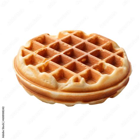 Waffle Isolated On Transparent Background Stock Illustration Adobe Stock