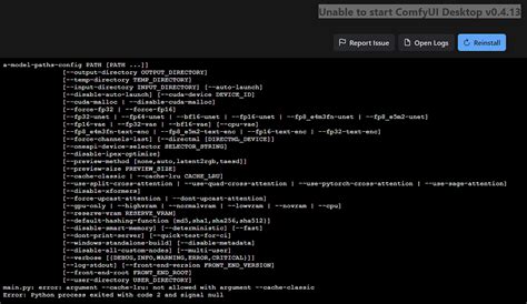 Unable To Start Comfyui Desktop V0413 Custom Nodes Comfyui