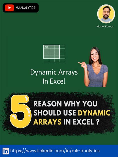 5 Reason Why You Should Use Dynamic Arrays In Excel Pdf