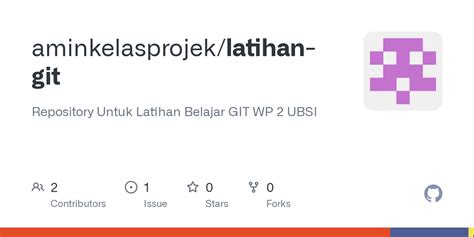 github aminkelasprojek latihan git repository untuk latihan belajar