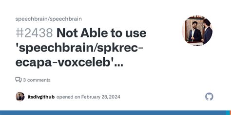 Not Able To Use Speechbrain Spkrec Ecapa Voxceleb Embeddings In